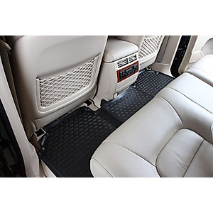 Fits 2020-2025 Ford Escape Floor Mats Front & 2nd Row Seat Liner Set (Black)