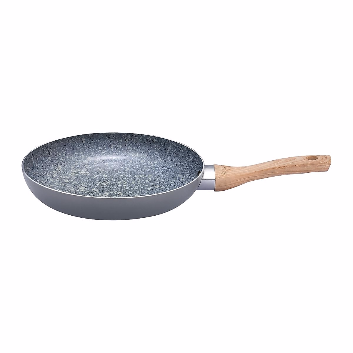 HUDSON Nonstick Grey Frying Pan 9Qt Cookware, Pots and Pans, Dishwasher Safe, 7.9-inch, Granite Nonstick