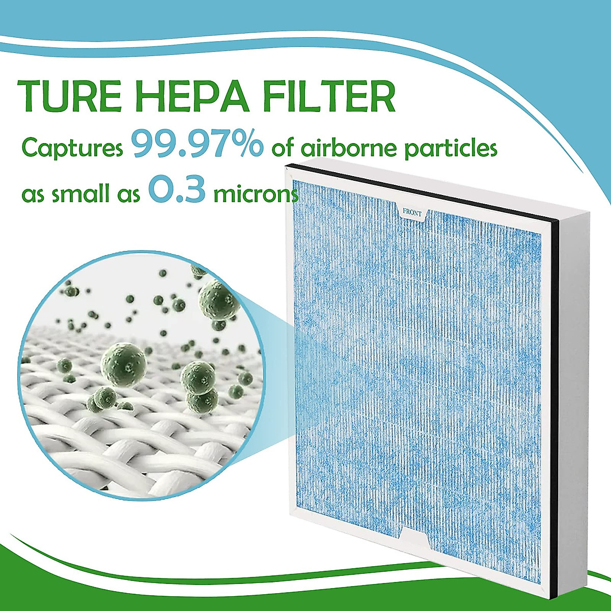 Carmerny HEPA & Activated Carbon Filter Replacement Set Compatible with AlorAir CleanShield HEPA 550 Air Scrubber (Pack of 2)