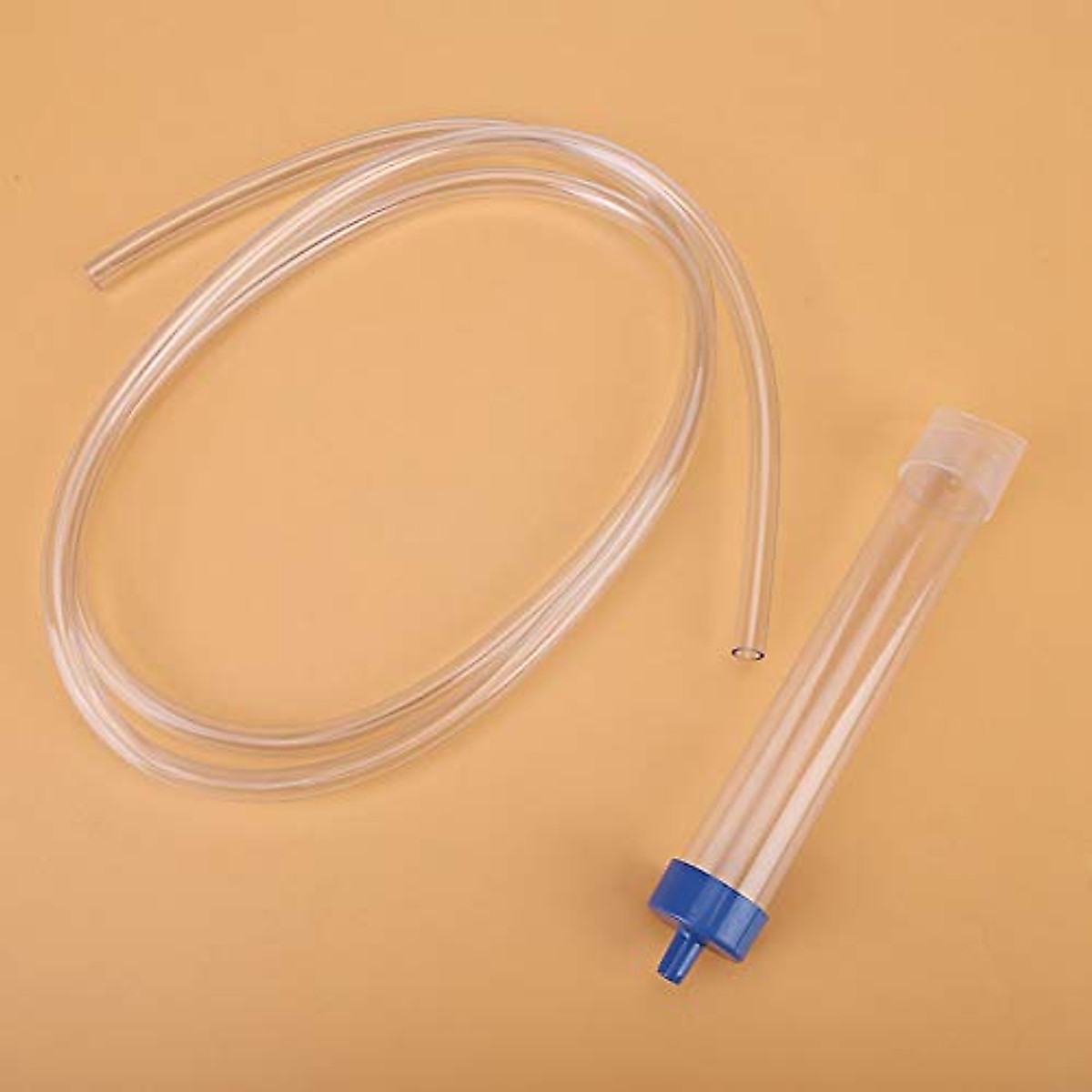 Aquarium Manual Water Changer Gravel Cleaner Water Filter Syphon Tube Fluids Transfer Tool PVC Sand Vacuum Pump Fish Tank Tool with 59in Long Pipe