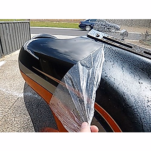 Road Warrior Plus Paint Protection Film - Temporary Roll-On Automotive Exterior Protector from Rocks, Scratch and Chips - Coating Applies White, Dries Clear 16oz Kit