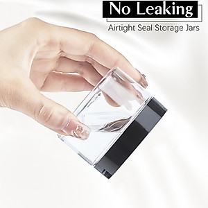 TUZAZO 4 Oz Plastic Container Jars with Lids BPA Free, 24 Pack Empty Round Clear Cosmetic Slime Jars for Lotion, Cream, Ointments, Body Butter, Makeup, Travel Storage