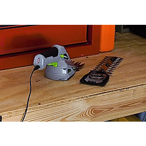 Earthwise Cordless Rechargeable 2-in-1 Shrub Shear and Hedge Trimmer Combo