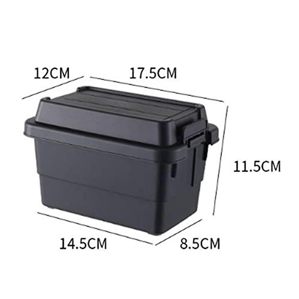 TOOYFUL Camping Storage Box Seasoning Bottle Organizer Box Multifunctional Portable Waterproof Storage Bin with Lid for Outdoor Activities Cooking Fishing