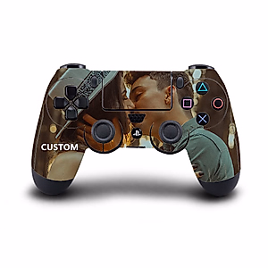 Custom Vinyl Skin Sticker Decal Cover for PS4 Controller with Your Own Personalized Photos or Game Screenshots