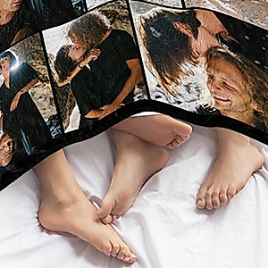 Youltar Boyfriend Gifts Photo Blanket Personalized Christmas Couple Gifts for Him, Unique Birthday Anniversary Wedding Gifts for Boyfriend Girlfriend I Love You Gift Blanket for Couples