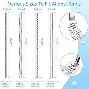 REIDEA Ring Adjuster, Invisible and Comfortable Non-Slip, Various Sizes to Fit Almost Rings