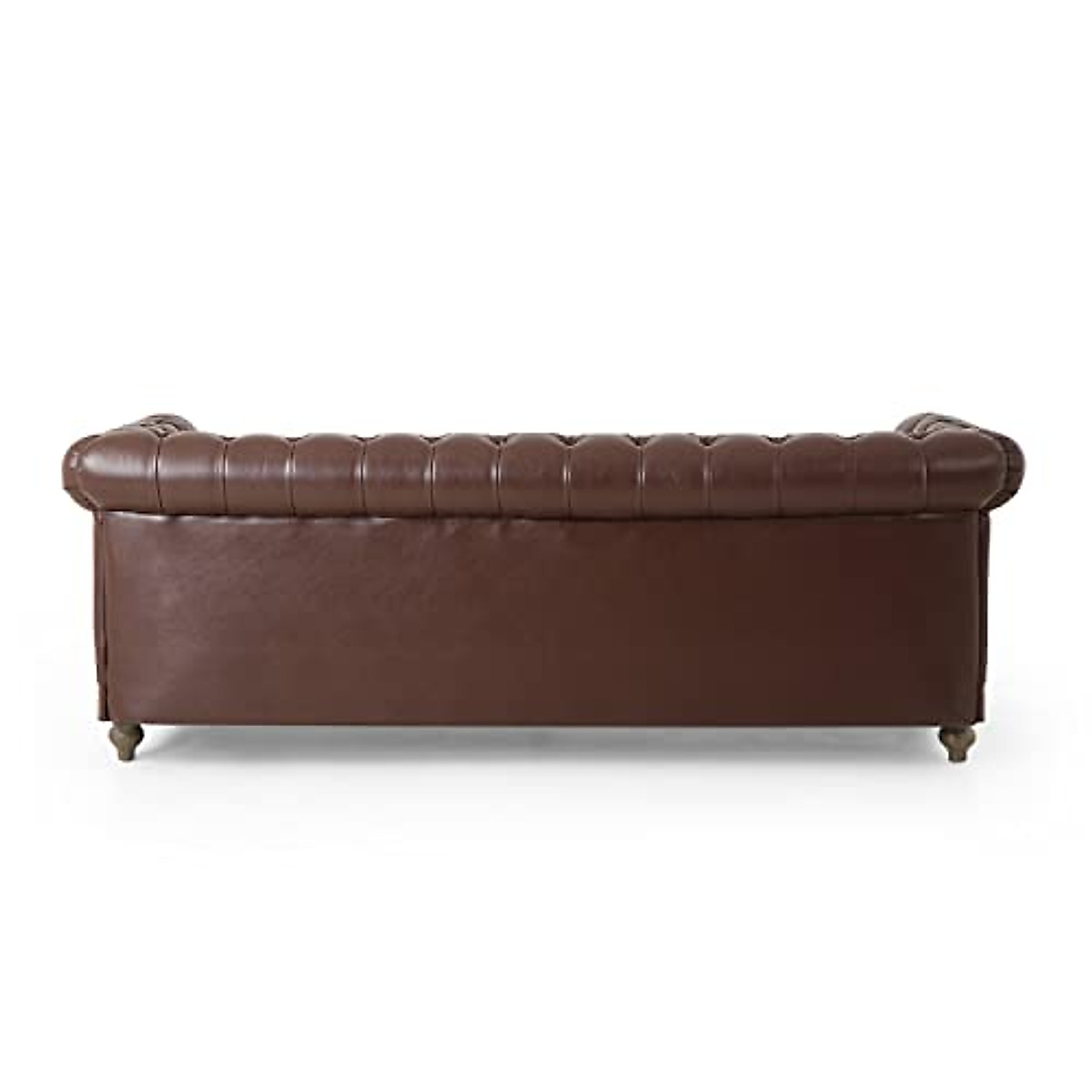 Christopher Knight Home Castalia Sofas, Dark Brown + Natural