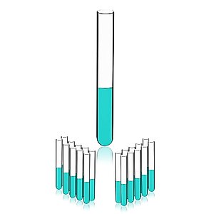 LABINVO 10ml Glass Round Bottom Test Tubes, Thickness 1.0, 16x100mm, Pack of 20, IN-TTG10