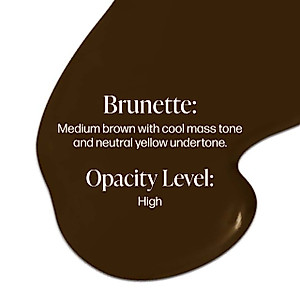 Perma Blend - Brunette Tattoo Ink - Microblading Supplies for Eyebrow Tattoo or Eyeliner Permanent Makeup - Professional Tattoo Ink in Brunette - High Opacity - Vegan (0.5 oz)