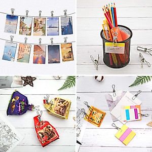 40 Pack Wire Clothes Pins Heavy Duty Outdoor, Stainless Steel ClothesPins for Hanging Clothes, Metal Clothes Pegs, Clothing Clips, Laundry Pins 1.8mm Diameter 6cm Long