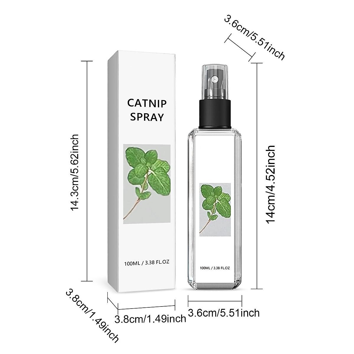 GRYPIT Joycat Spray, Herbal Cat Joy Spray, 100ml Pets Catnip Spray, Cat Scratching Spray Mist, Cat Anxiety Relief, Catnip Silvervine Blend, Catnip Oil for Cats,Anti Scratch Cat Spray (3 Bottle)