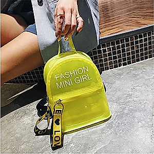 Mini Backpack Purse Stadium Approved Women Transparent Handbag Shoulder Bag