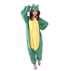 Uniquecos Adult Animal Onesie Animal Cosplay Costume Halloween Pajamas Large
