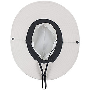 Womens Ponytail Sun Hat Outdoor UV Protection Foldable Mesh Bucket Hats Wide Brim Summer Beach Fishing Cap Pure Beige