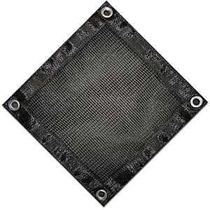 Blue Wave BWC564 20-ft x 40-ft Rectangular Leaf Net In Ground Pool Cover,Black