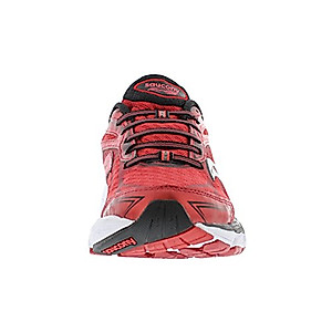 Saucony Women's Ride 8 Running Shoe, Red/Black, 5 M US