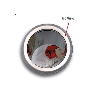 DISPENSE-RITE TCD-2-NB 6.25" Diameter Drop-in Trash Chute, Small, Stainless Steel