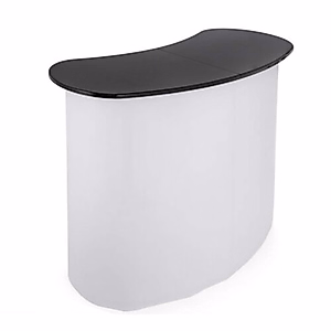 Show Salon Reception Desk Custom Pop Up Display Counter Table Stand Mall Shop Exhibition Trade Area Desk Tabletop for Salon Lobby Store Exhibition Counter Stand
