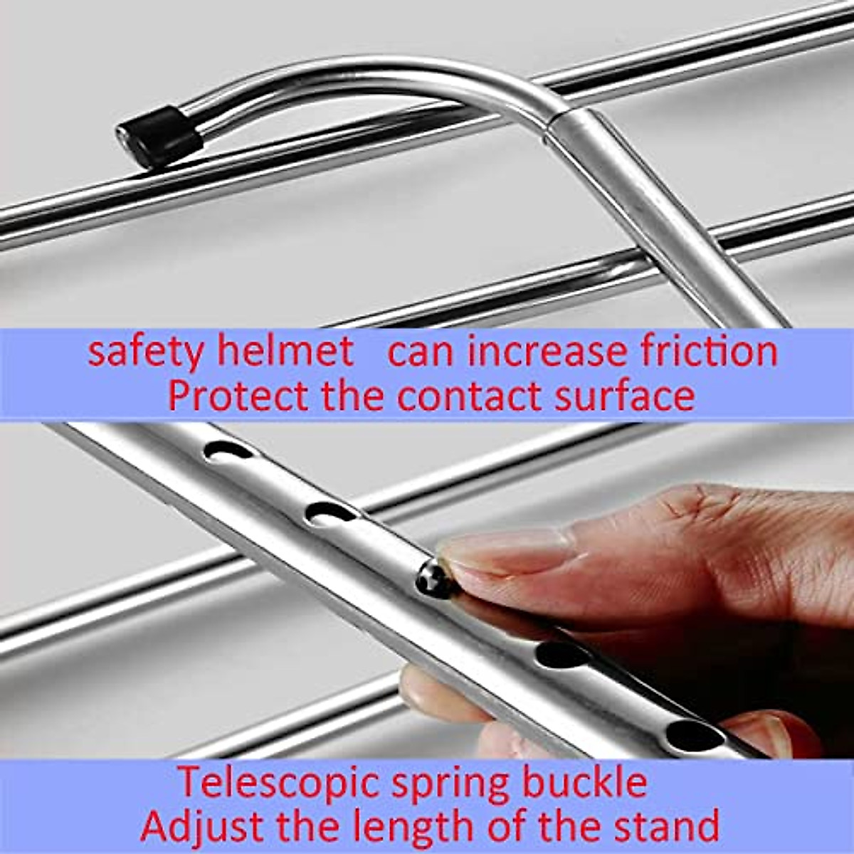 whalebee Stainless Steel Clothes Hanger Rack, Laundry Rack Clothes Drying Rack Wall-Mounted Multifunction 40/50/60/70/80cm Space Saving, for Clothes Sheets Folding Towel Rack