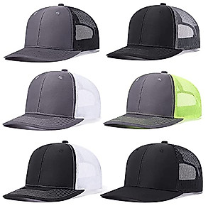 Wholesale Custom Hat Custom Text/Logo Embroidered Hat for Men Women Trucker Hat Light Grey/Black