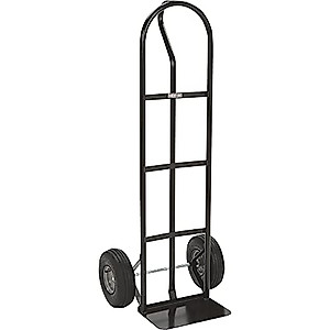 Ironton Steel Pneumatic Hand Truck Dolly - 600-Lb. Capacity, 10in. Tires, Powder-Coat Finish