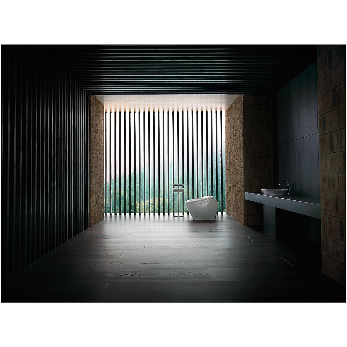 TOTO® NEOREST® NX1 Dual Flush 1.0 or 0.8 GPF Toilet with Integrated Bidet Seat, EWATER+® - Cotton White - MS902CUMFG#01