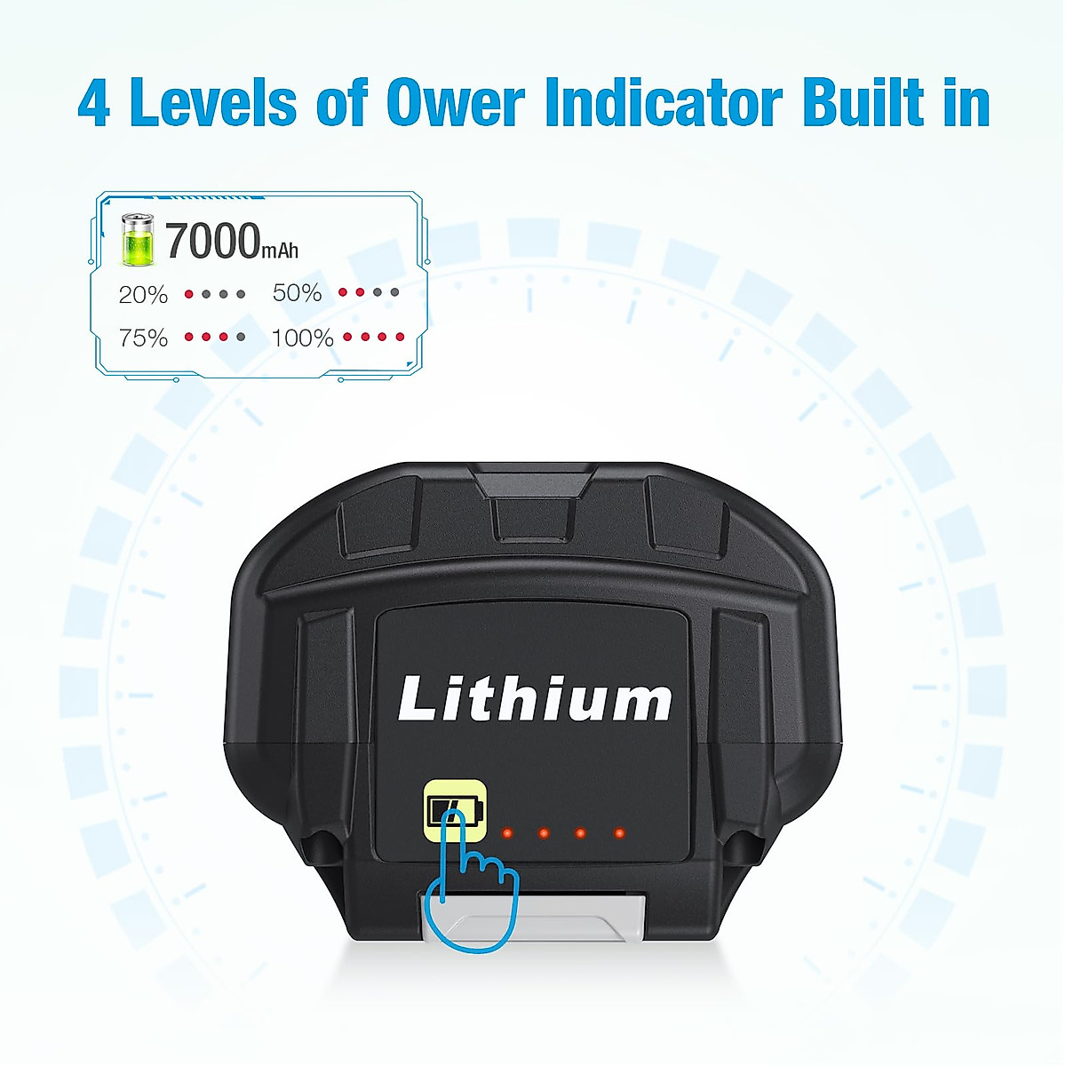 Powerextra 40V 7.0Ah Replacement Battery Compatible with Ryobi 40V Battery and Charger Kit for Ryobi OP4026 OP40601 OP4050A OP4040 OP4030 OP4050 with OP401 Ryobi 40V Charger