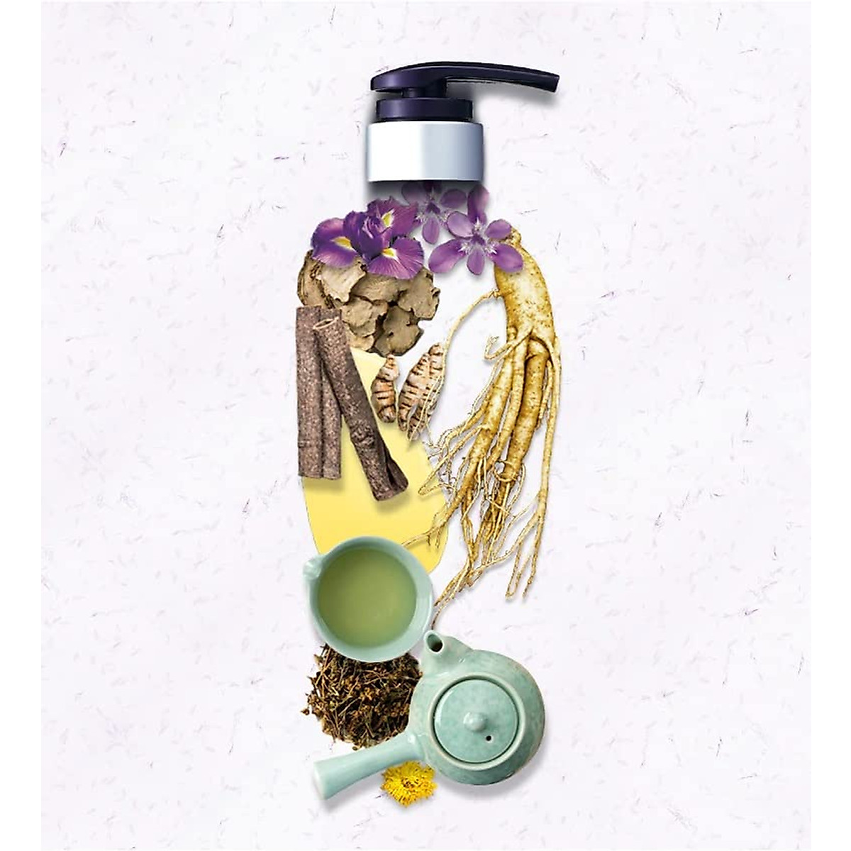 Daeng Gi Meo Ri- Jin Gi Vitalizing set[ Shampoo x2, Treatment x1], 100% Domestic Oriental Herb, Providing Moisture to Frizzy and Split Hair, Smooth and Shiny Hair