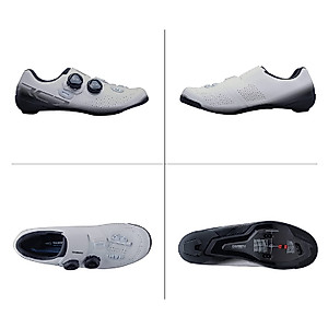 SHIMANO SH-RC702W Women’s High Performance Cycling Shoe, White, 10-10.5 Women (EU 43)