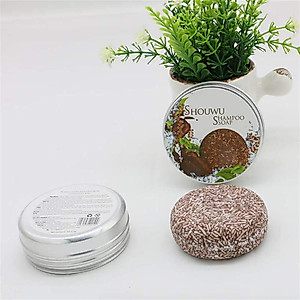 Brilliaire Organic Grey Reverse Shampoo Bar-Bar Shampoo For Hair, Solid Shampoo Bar, Natural Darkening Shampoo Bar, Hair Soap,Bar Shampoo Natural, Hair Darkening Shampoo Bar (2 Pcs)