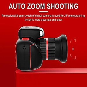 2023 New Upgrade Digital SLR Camera Ultra-high Definition Lens Camera Front and Rear Dual Camera,360 ° Rotary Zoom/4k Clear View/time-Lapse Video Recording/Regular Timing, Best