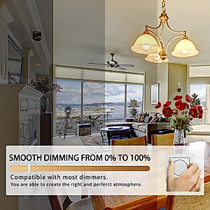 G25 LED Classic Dimmable Light Bulbs,Globular Bulb,Vanity Light Bulb,Warm White 2700k with CRI95,No Flicker,Eye Protection,Suitable for Bedroom,Mirror,Batheroom.40W Equivalent.(6PACK)