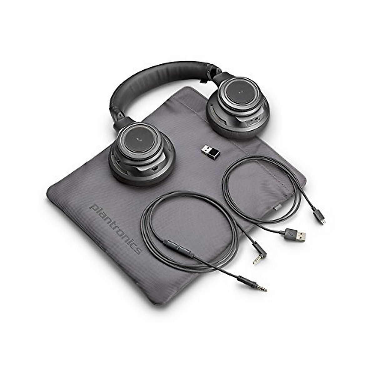 Plantronics BackBeat PRO+ Wireless Noise Canceling Hi-Fi Headphones (Renewed)