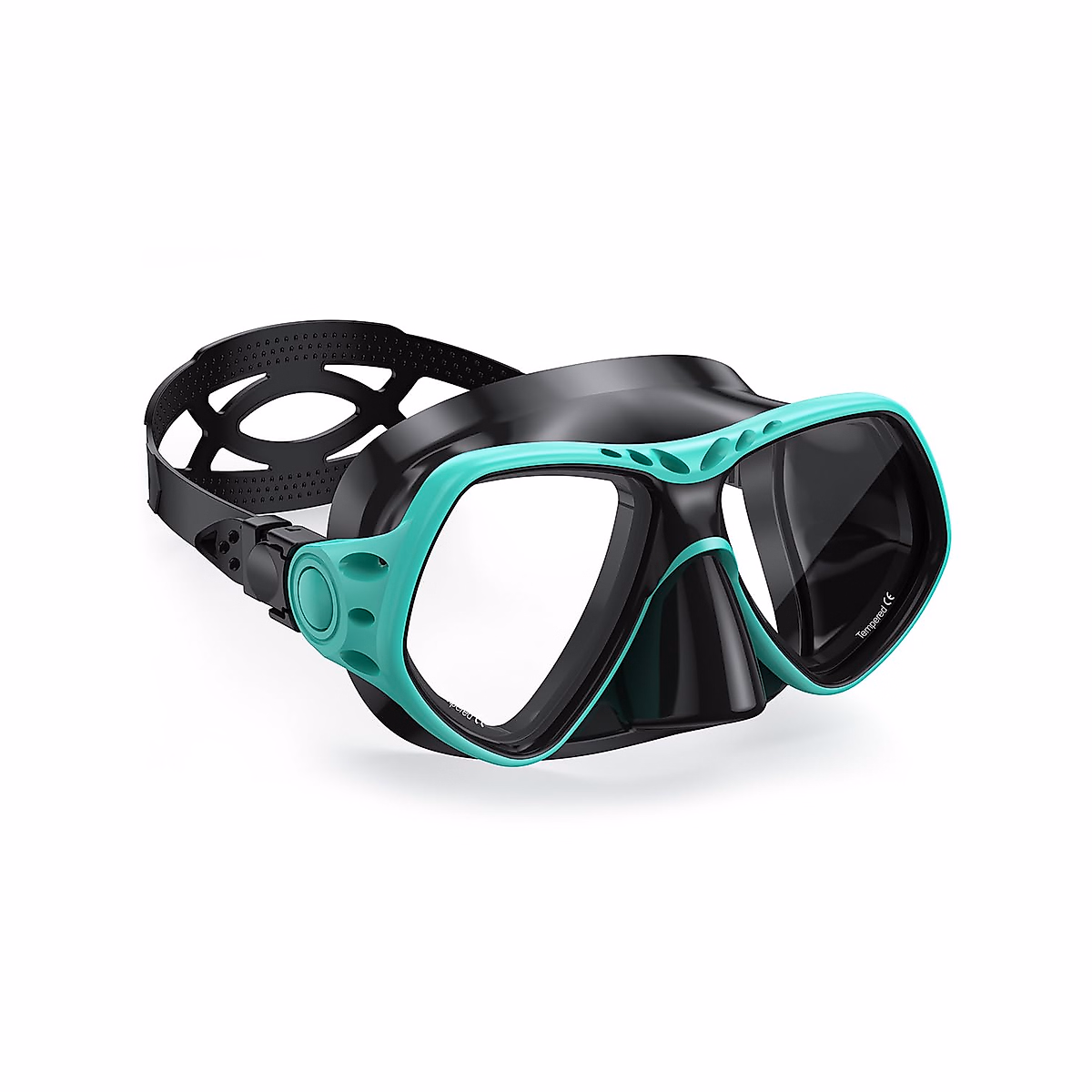 Fawater Swim Goggles with Nose Cover, Professional Anti-Fog and Anti-Leak Clear Snorkeling Mask for Adults and Teens, 9 Colors