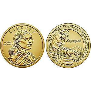 2017 P, D Native American (Sacagawea/Golden) Dollar 2 Coin Set Uncirculated