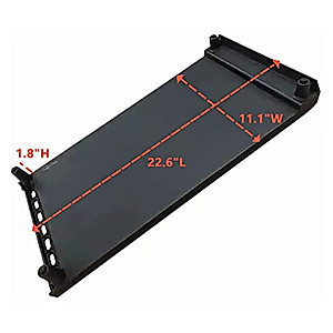 Thor Kitchen Cast Iron Griddle Pan Stovetop Double Burner, for Model HRG Gas Range Model HRT Rangetop, 22.6" x 11.1",Black,RG1032