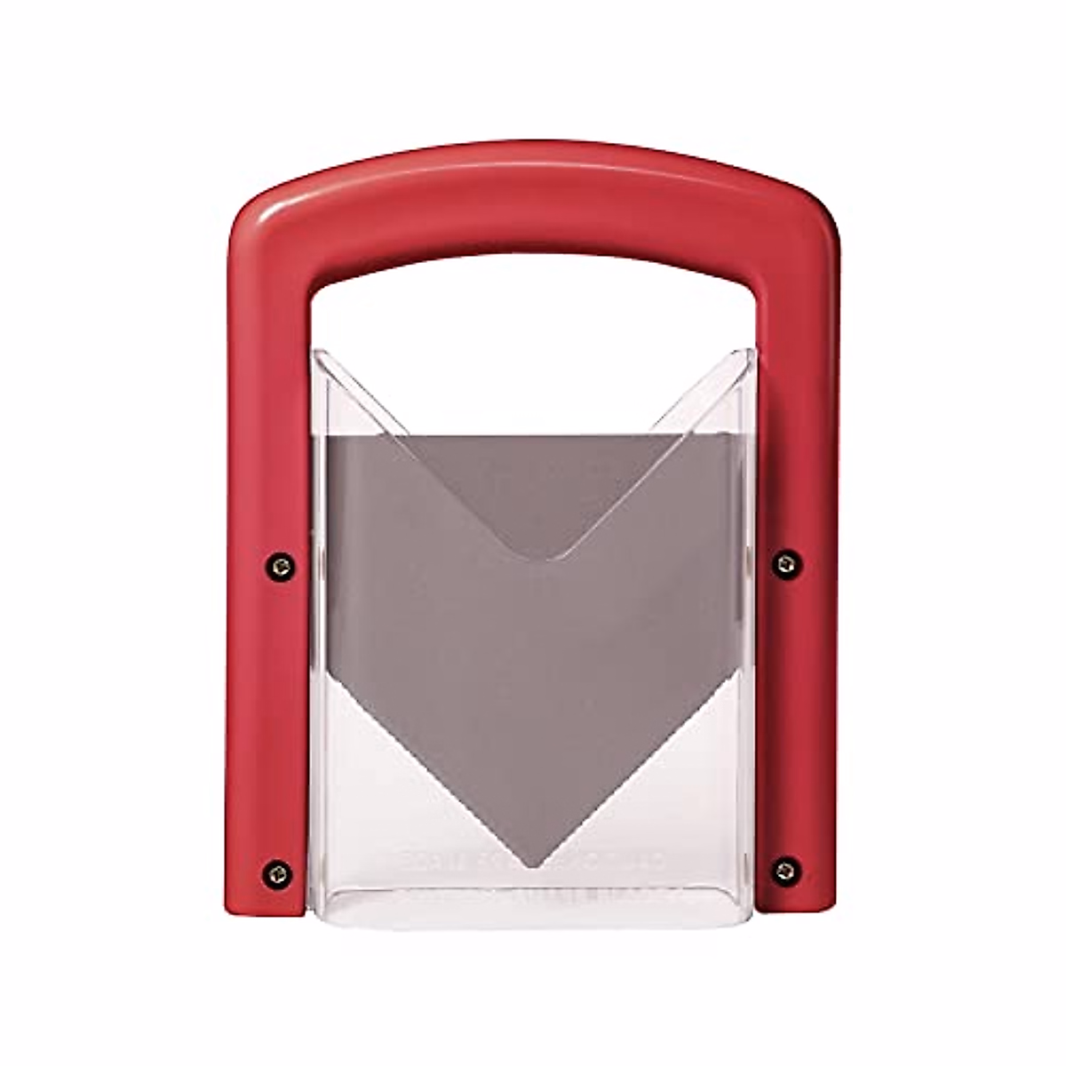 Bagel Slicer, Safety Handle，Bagel Cutter Stainless Steel (Red)