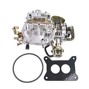 GELUOXI 2 Barrel Carburetor Carb 2100 2150 A800 Replacement for Ford 289 302 351 Mustang Cu Jeep Engine F100 F250 F350 Jeep 360 Cu Electric Choke Carb with Mounting Gasket