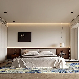 Nisorpa 5×7 FT Area Rug, Washable Living Room Rug Abstract Rug with Non-Slip Backing Bohemian Style for Bedroom Living Room Office