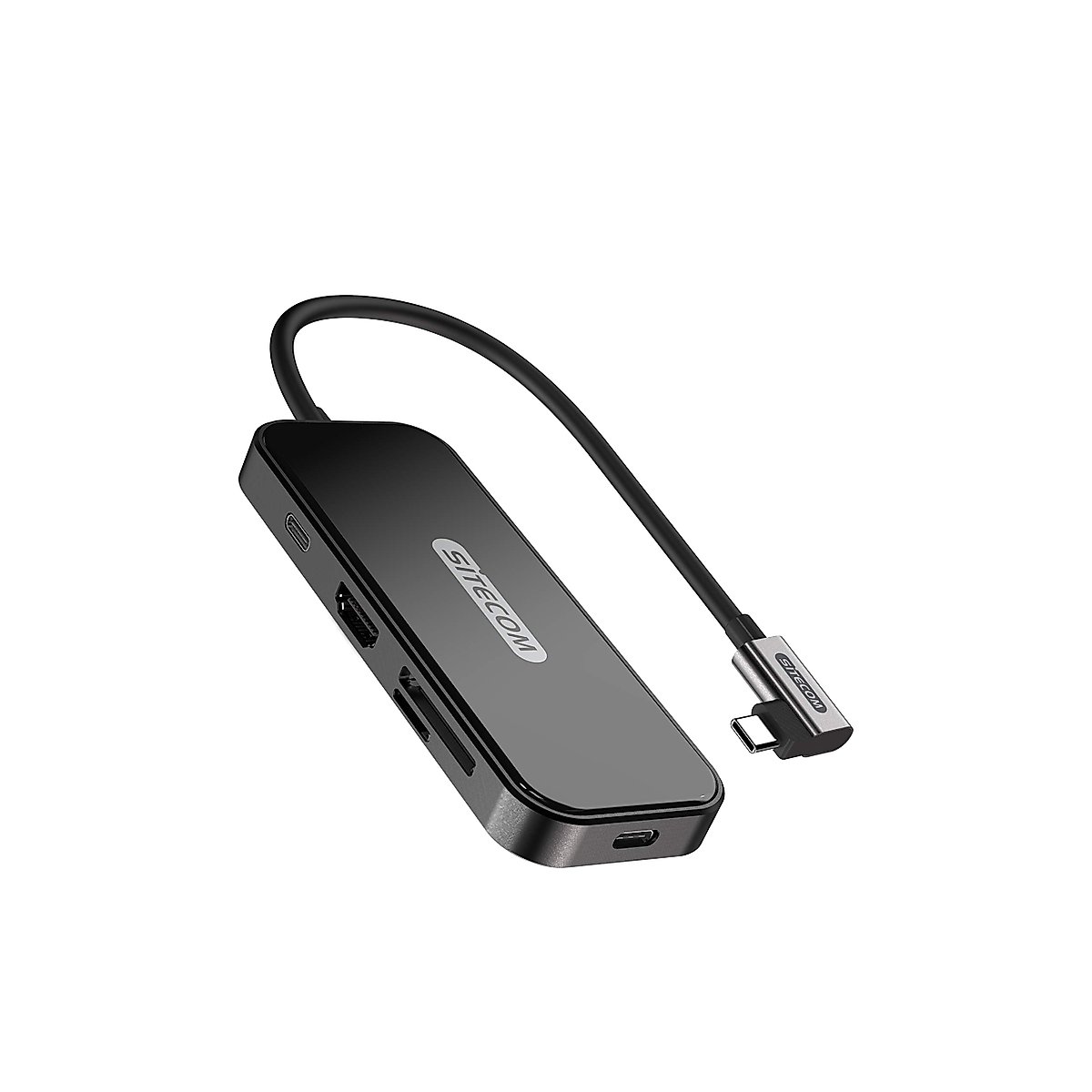 Sitecom CN-393 USB-C Multiport Adapter | USB-C to 1x HDMI + 2X USB 3.1 + 1x USB-C - with USB-C Power Delivery 100W