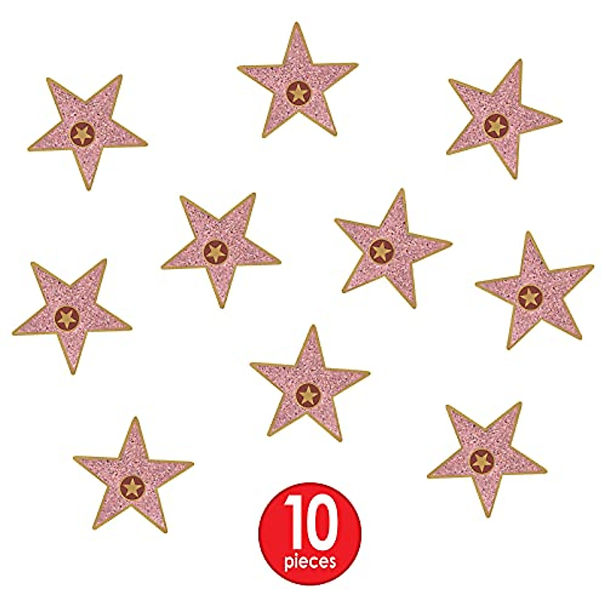 Beistle Mini Star Cutouts, 5", Multicolor