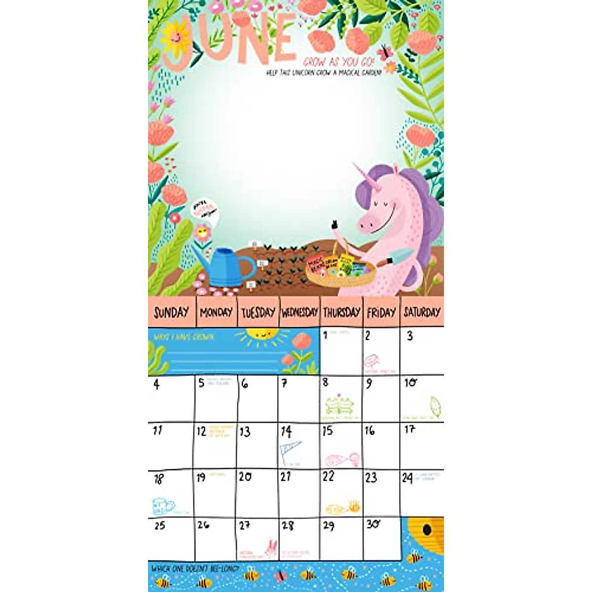 Magical Activity Wall Calendar 2023: Doodles! Mazes! Jokes! 300+ Stickers and a Poster!