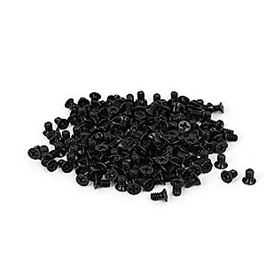 New Lon0167 Computer PC Featured Case 3.5" HDD reliable efficacy Flat Phillips Head Hard Drive Screw Black 6#-32 300pcs(id:8f5 8c c6 1b2)