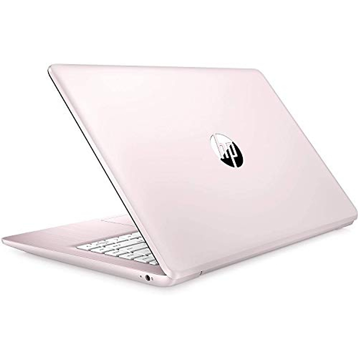2021 HP Stream 14 HD Thin and Light Laptop, Intel Celeron N4000 Processor, 4GB RAM, 64GB eMMC, HDMI, Webcam, WiFi, Bluetooth, Windows 10 S, Rose Pink With SAM- (Renewed)