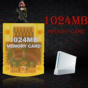 Liphontcta 1024MB(16344 Blocks) High Speed Gamecube Memory Card Compatible
