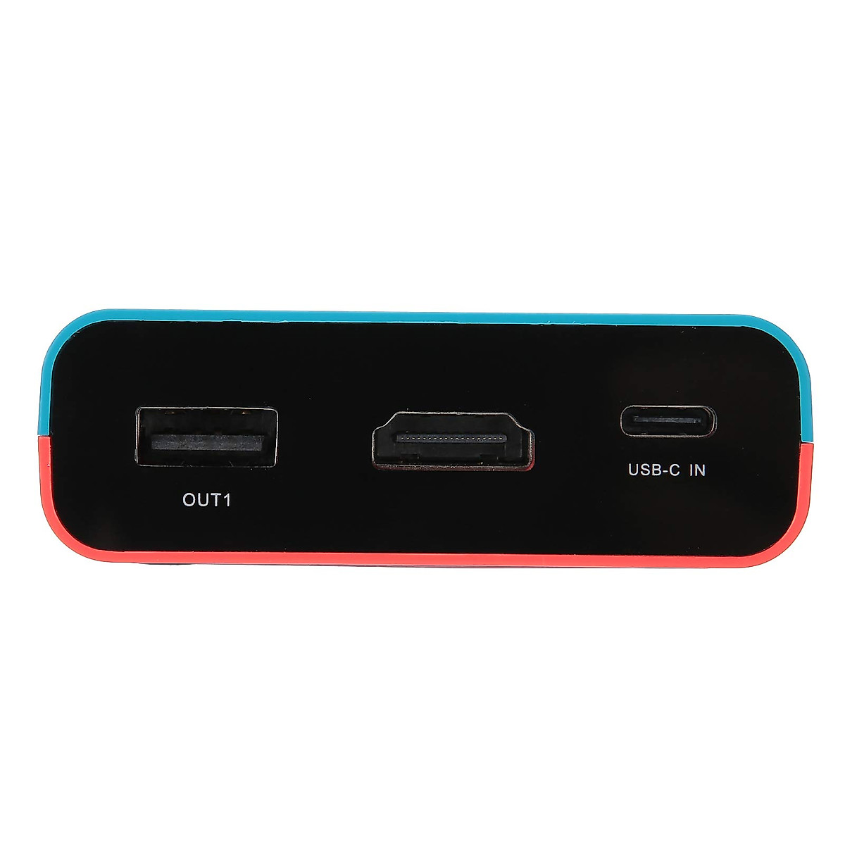 Mxzzand Type-C Charging Dock Stand HDMI Video Converter XDL-NS06 for Switch/Lite(Blue red)