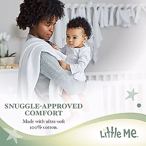 Little Me Unisex Baby Swaddling Receiving Blankets, Pink, One Size