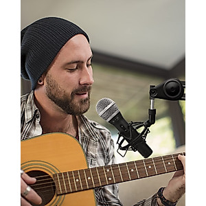 Microphone Shock Mount Mic Holder For Samson Q2U Shure SM58 ATR2100-USB Behringer Xm8500, Mic Clip Holder Mount for Diameter 28mm-32mm Dynamic Microphone Like AT2005-USB Shure PGA48 PGA58, Boseen