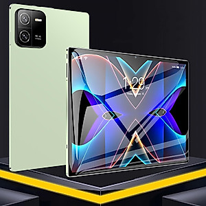 kcavykas Upgrade 2+32g 10.1-Inch Android Tablet Pc HD Ultra-Thin Screen 5g Dual Frequency WiFi Bluetooth Tablet Computer Support 256g Memory Card and Dual Sim Communication (Green)